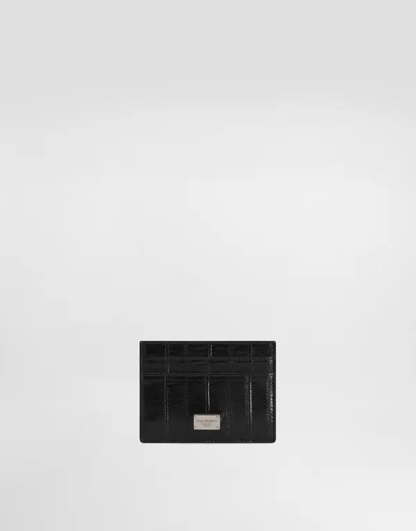 Dolce & Gabbana Eel Skin Card Holder Wallets And Small Leather Goods