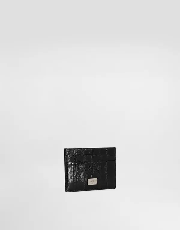 Dolce & Gabbana Eel Skin Card Holder Wallets And Small Leather Goods