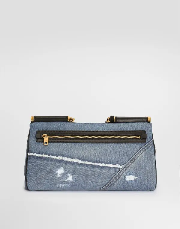 Dolce & Gabbana My Sicily Denim Handbag Multi-colored