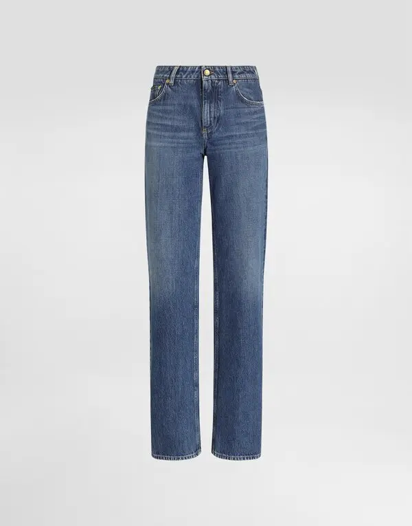 Dolce & Gabbana 5-pocket Denim Trousers Denim And Jeans Multi-colored - Multicolor
