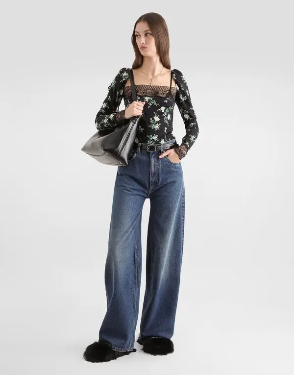 Dolce & Gabbana 5-pocket Denim Trousers Denim And Jeans Multi-colored