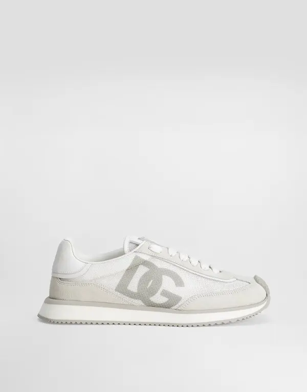 Dolce & Gabbana Mixed-material Dg Cushion Sneakers Sneakers - White
