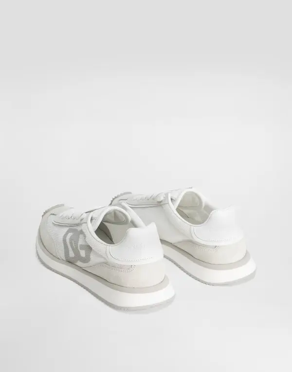 Dolce & Gabbana Mixed-material Dg Cushion Sneakers Sneakers - White