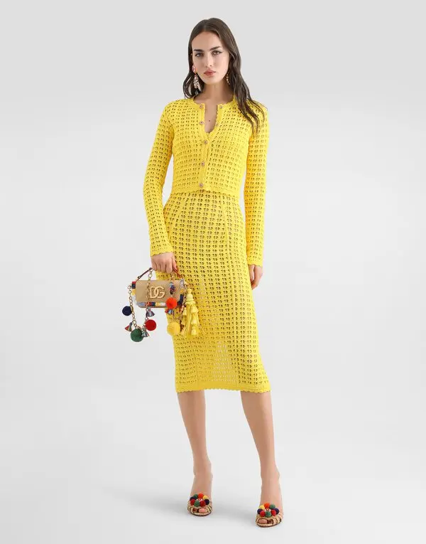 Dolce & Gabbana Crochet Cardigan Sweaters And Cardigans