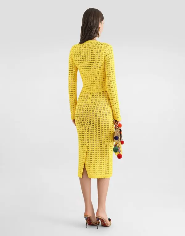 Dolce & Gabbana Crochet Cardigan Sweaters And Cardigans