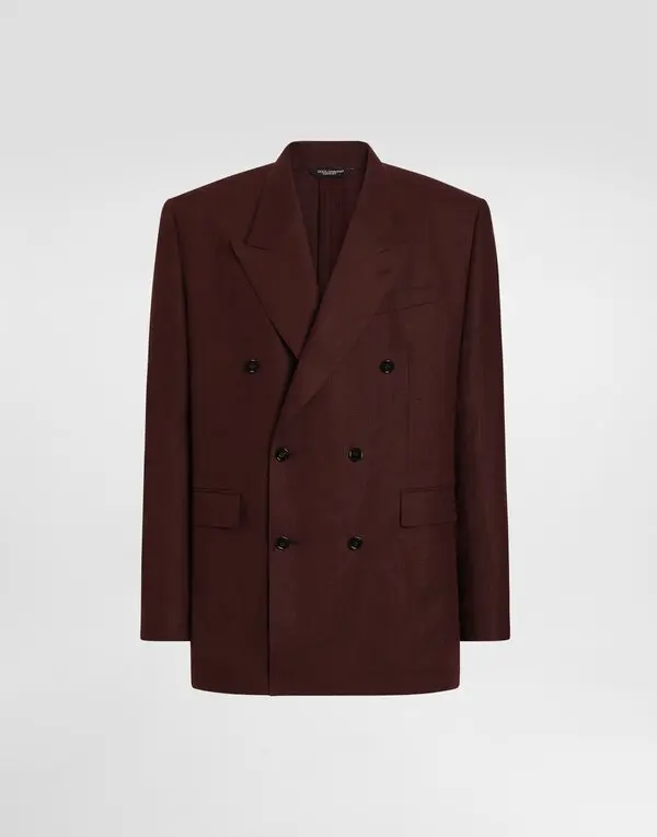 Dolce & Gabbana Giacca Suits And Blazers Multi-colored Linen