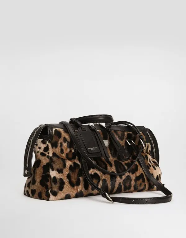 Dolce & Gabbana Leo Print Vittoria Bag - Multicolor