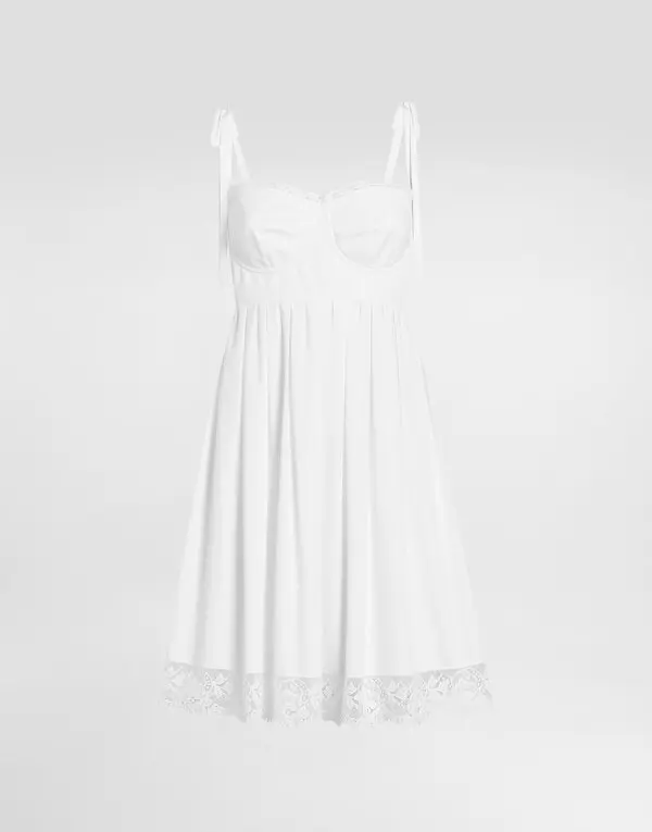 Dolce & Gabbana Short Poplin Dress Dresses