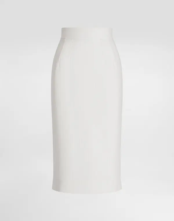 Dolce & Gabbana Skirt In Double Crêpe Skirts - White