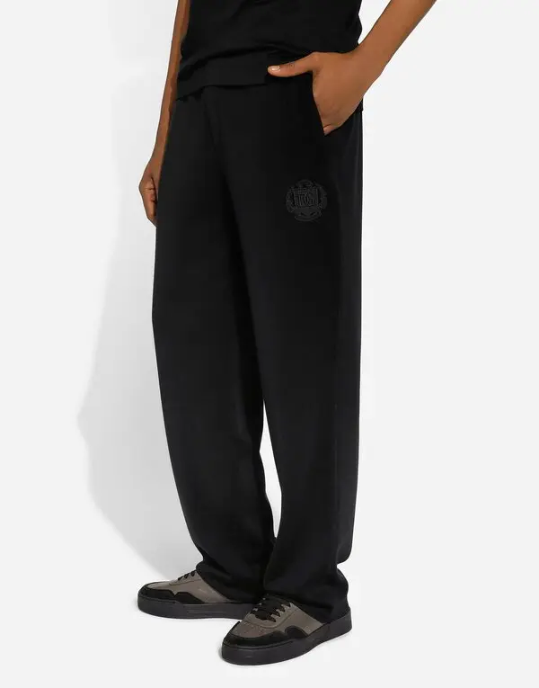 Dolce & Gabbana Wool Jogging Pants Pants And Shorts - Black