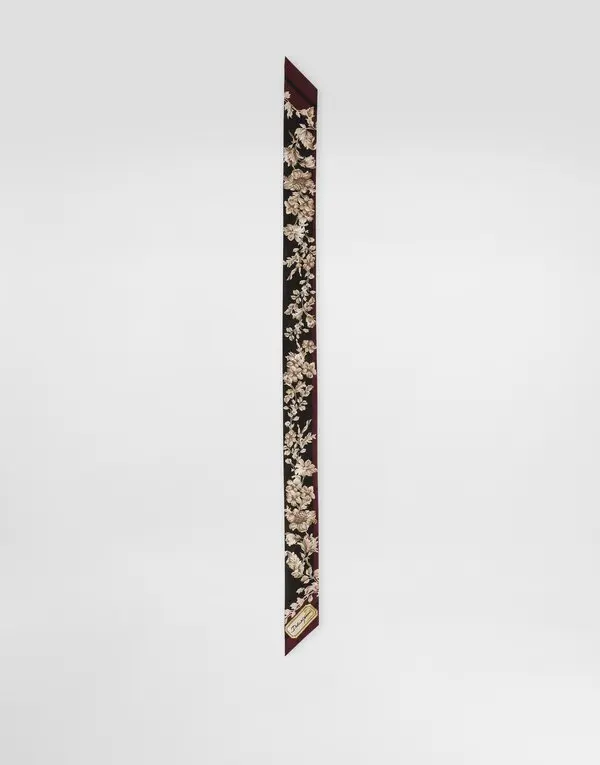 Dolce & Gabbana Silk Twill Bandeau Scarf - Print