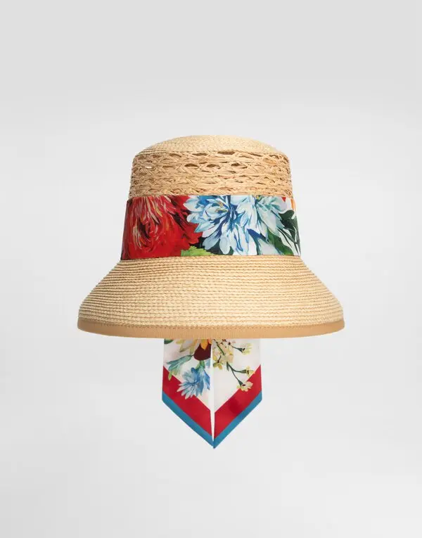 Dolce & Gabbana Raffia Hat Hats And Gloves Multi-colored