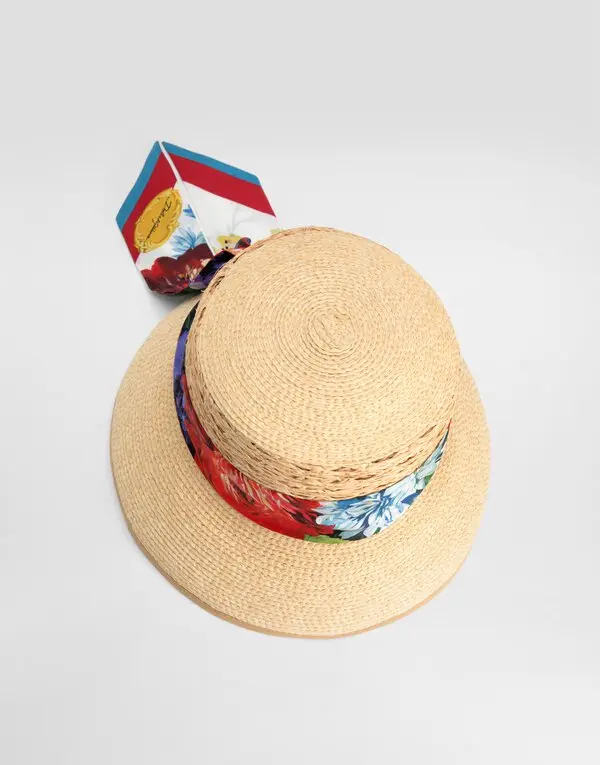 Dolce & Gabbana Raffia Hat Hats And Gloves Multi-colored