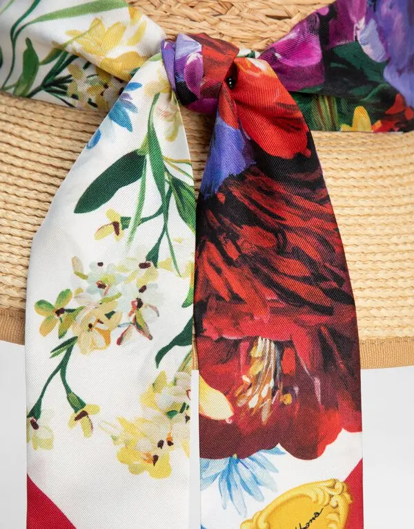 Dolce & Gabbana Raffia Hat Hats And Gloves Multi-colored