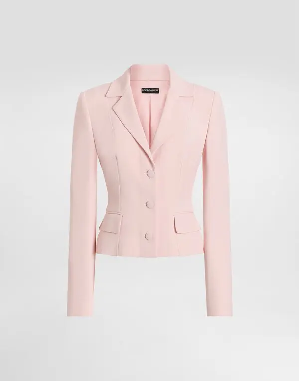 Dolce & Gabbana Single-breasted Jacket In Stretch Cady Blazers