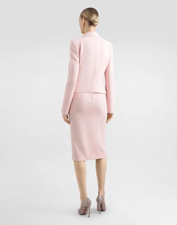 Dolce & Gabbana Single-breasted Jacket In Stretch Cady Blazers