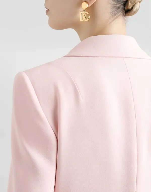 Dolce & Gabbana Single-breasted Jacket In Stretch Cady Blazers