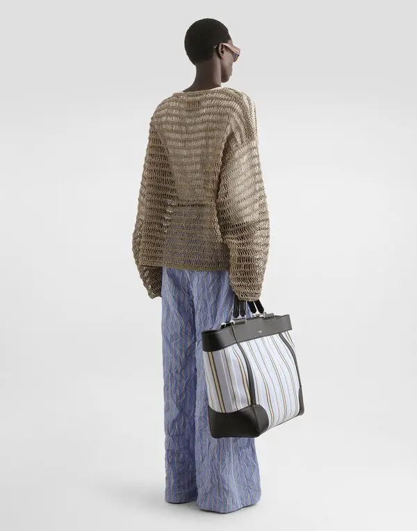 Dolce & Gabbana Cotton-linen Pullover Sweaters And Cardigans