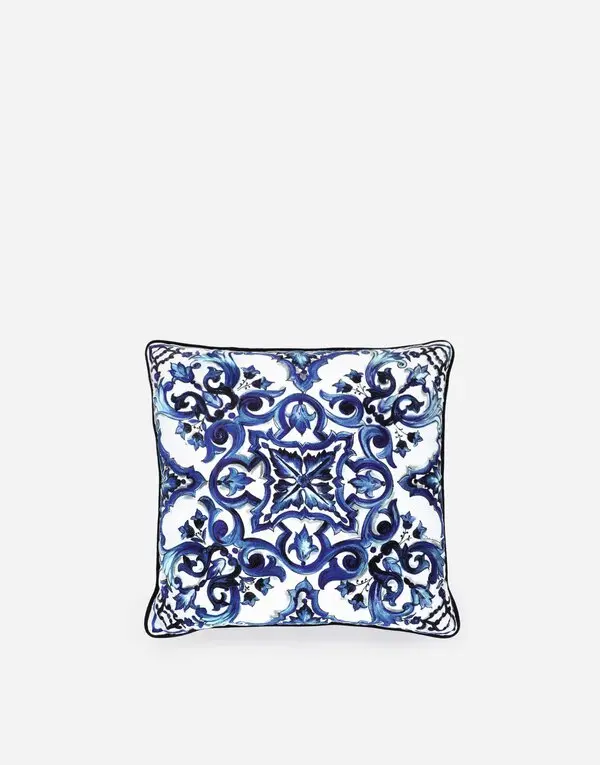 Dolce & Gabbana Velvet Cushion Small Small Cushions - Multicolor
