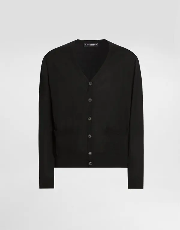 Dolce & Gabbana Cashmere Button-front Cardigan - Black