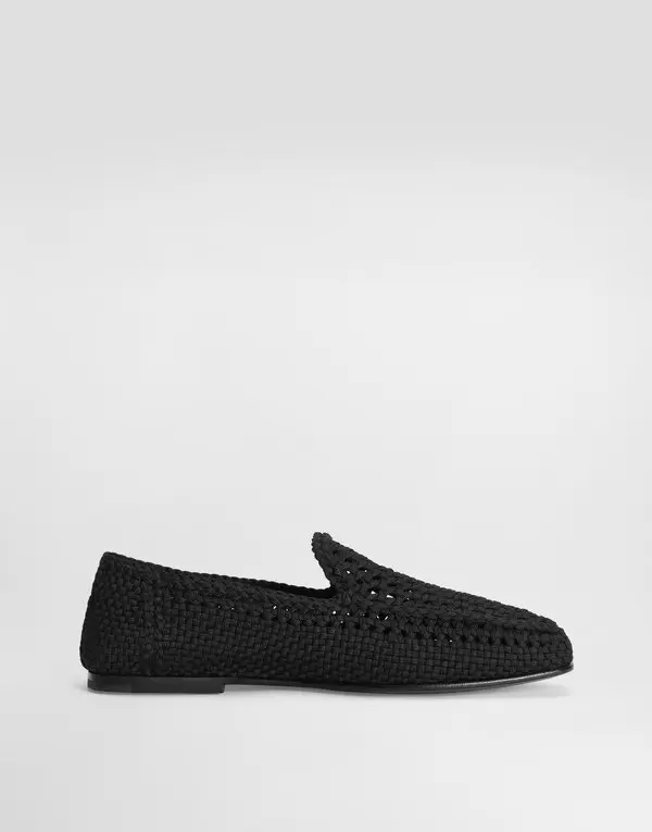 Dolce & Gabbana Calfskin Slipper Loafers - Black