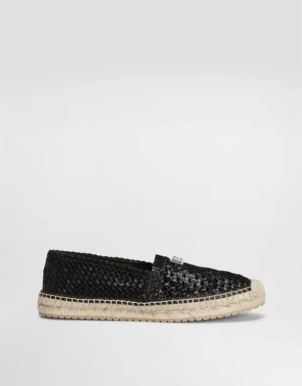 Dolce & Gabbana Calfskin Espadrilles Sandals And Slides