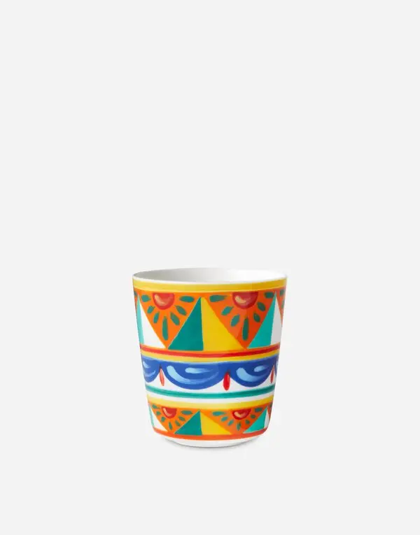 Dolce & Gabbana Fine Porcelain Glass Water Glasses - Multicolor