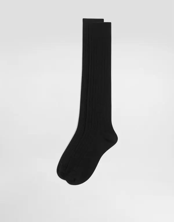 Dolce & Gabbana Ribbed Socks Socks And Tights