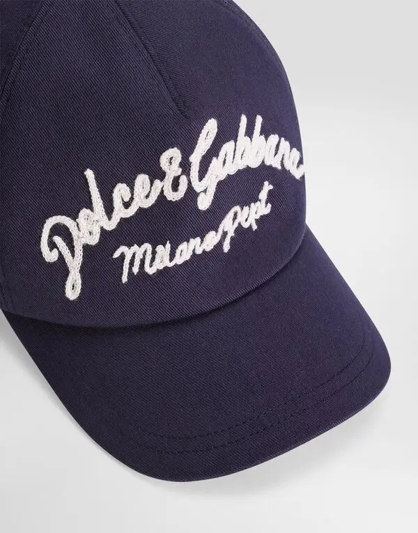 Dolce & Gabbana Gabardine Baseball Cap With Logo Accessories