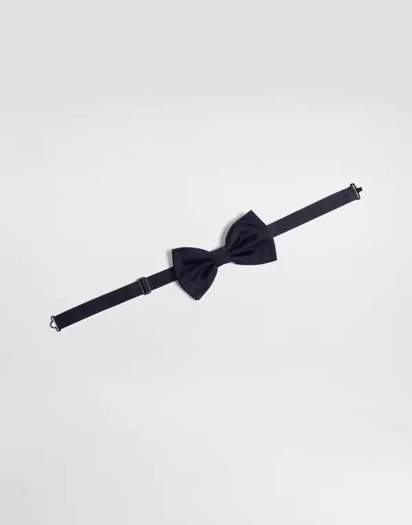 Dolce & Gabbana Silk Bow Tie - Blue
