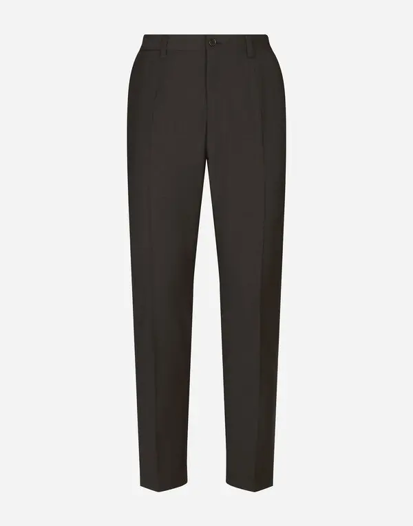 Dolce & Gabbana Stretch Cotton Tailored Trousers