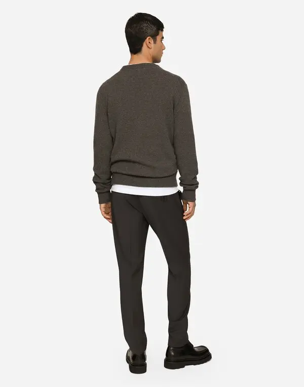 Dolce & Gabbana Stretch Cotton Tailored Trousers