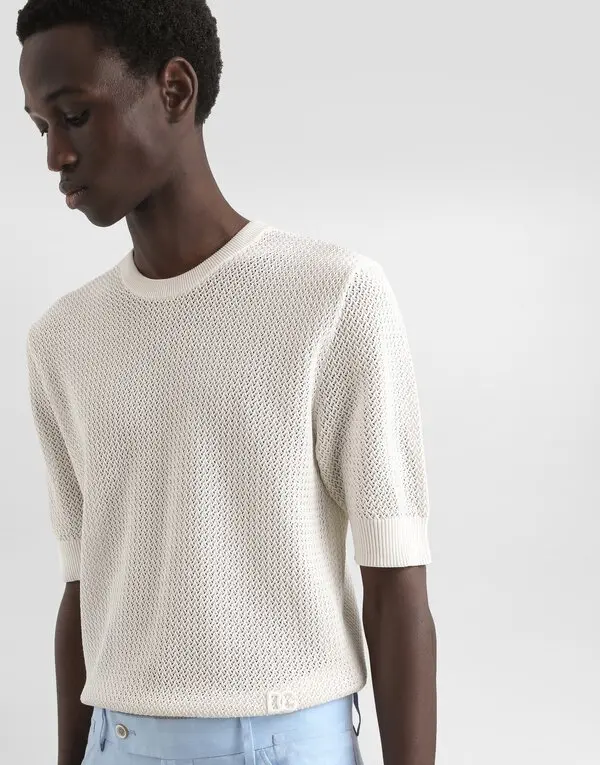 Dolce & Gabbana Cotton Crewneck Pullover Sweaters And Cardigans