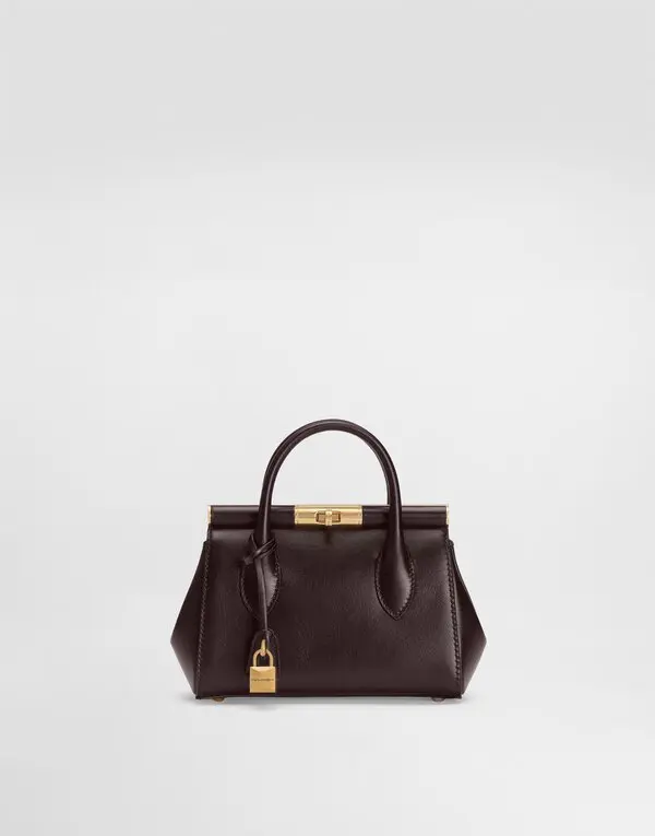 Dolce & Gabbana Mini Sicily Bag In Dauphine Calfskin