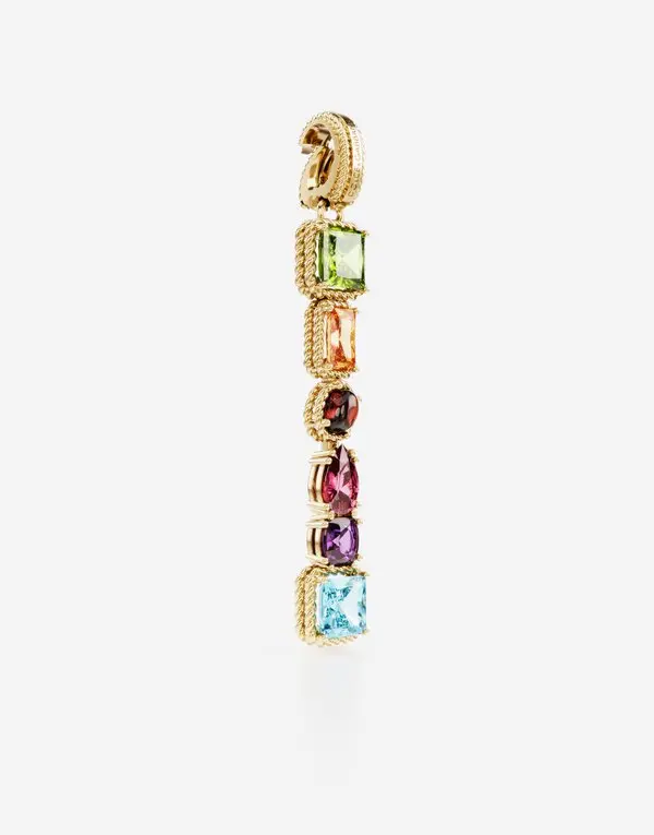 Dolce & Gabbana 18-carat Yellow Multi-gemstone Charm