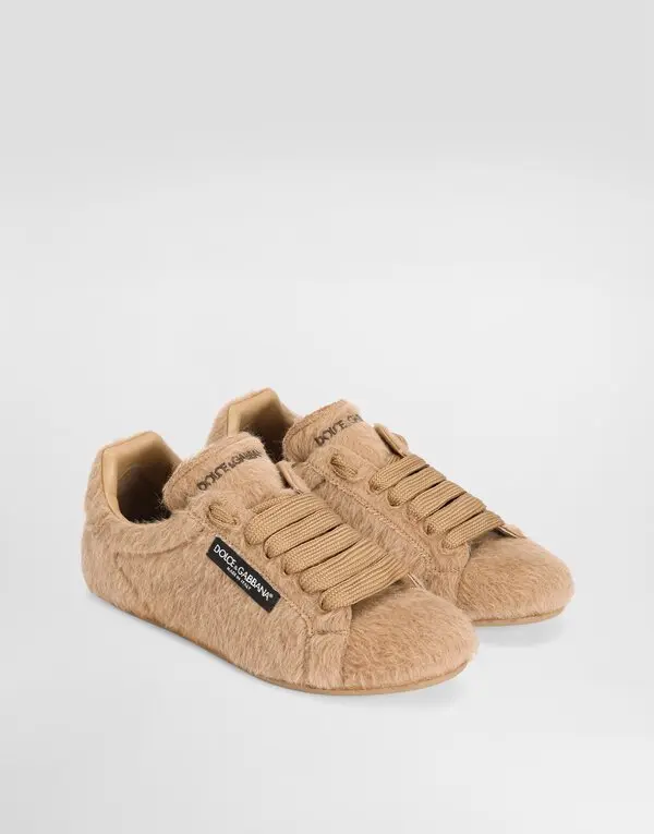Dolce & Gabbana Alpaca Portofino Soft Sneakers