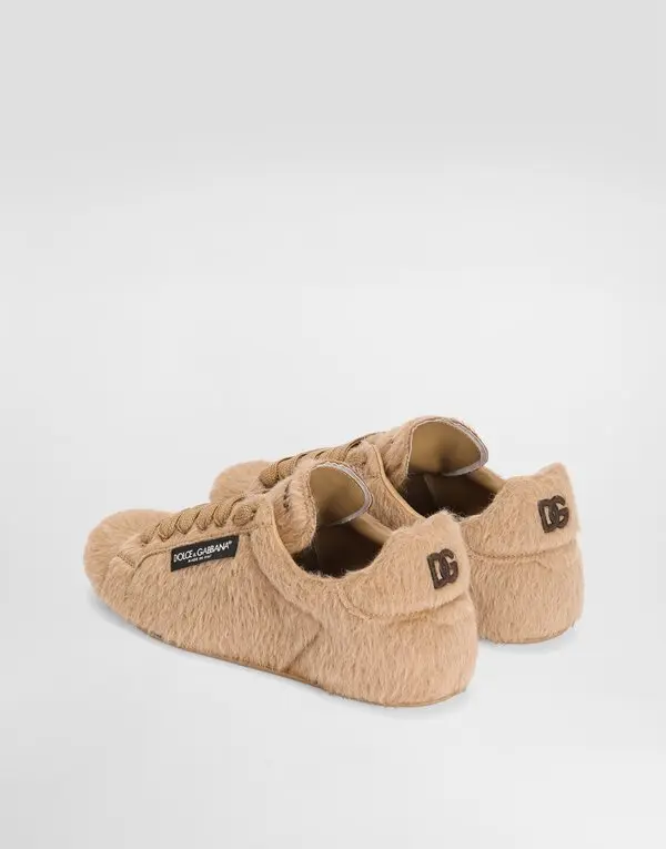 Dolce & Gabbana Alpaca Portofino Soft Sneakers