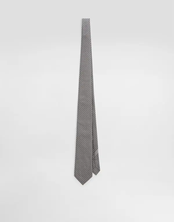 Dolce & Gabbana Micro-design Jacquard Neck Tie - Multicolor