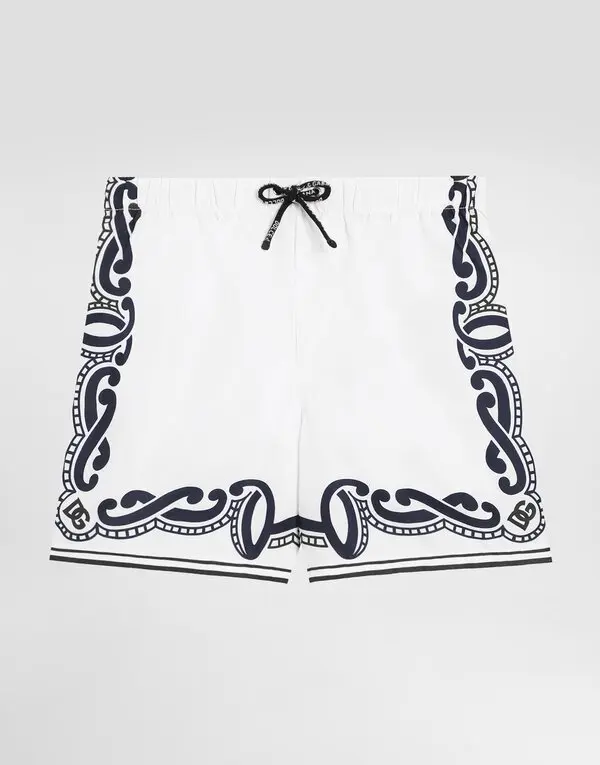 Dolce & Gabbana Bandanna Swim Trunks - Print