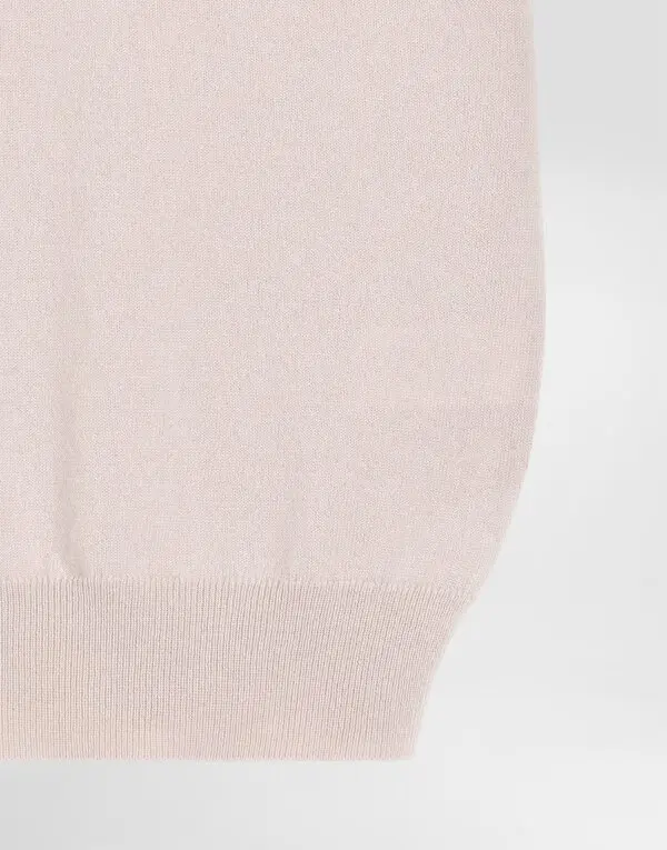 Dolce & Gabbana Short Sleeve Polo With Embellished Collar