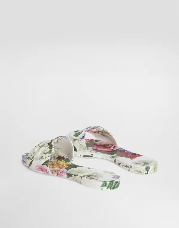 Dolce & Gabbana Rubber Beachwear Sliders Slides And Mules