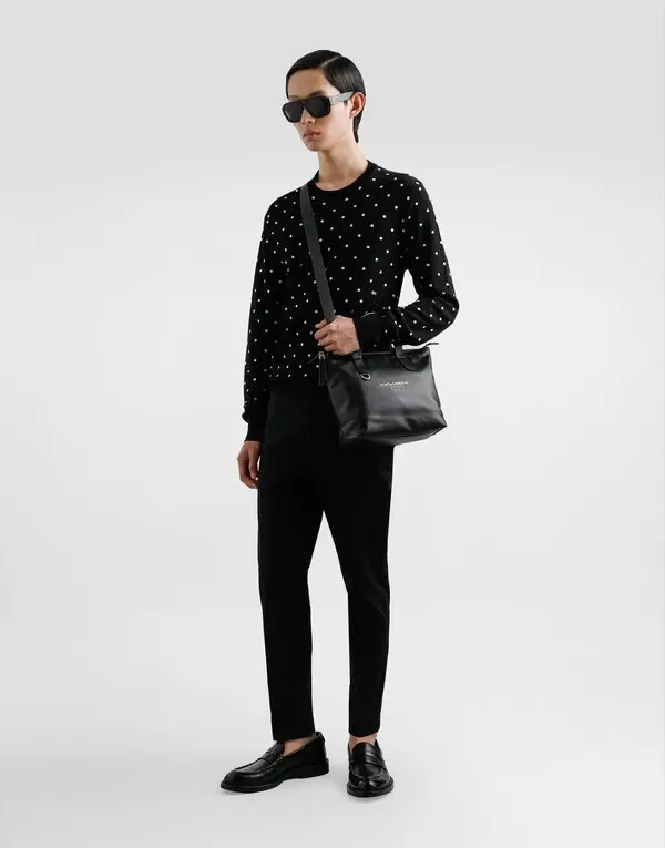 Dolce & Gabbana Small Calfskin Shopper Shoppers