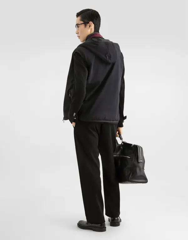 Dolce & Gabbana Quilted Nylon Down Jacket - Black