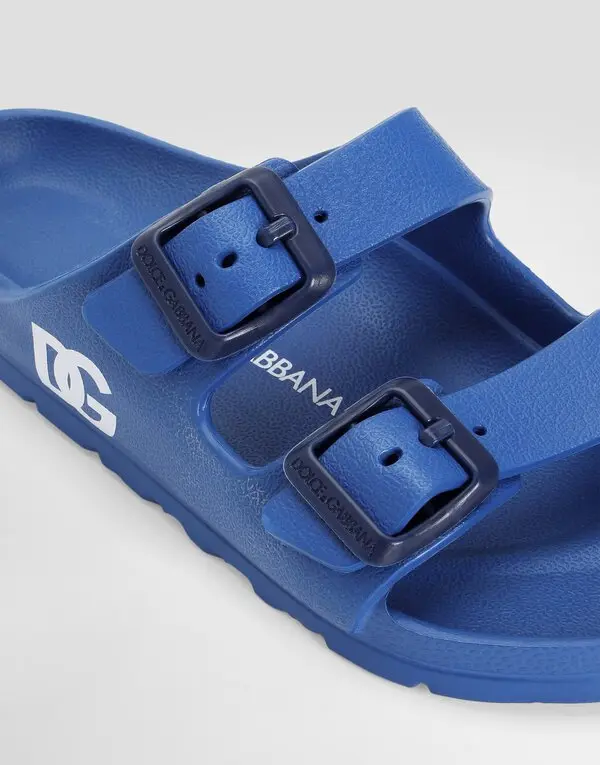 Dolce & Gabbana Double Strap Sandals - Blue