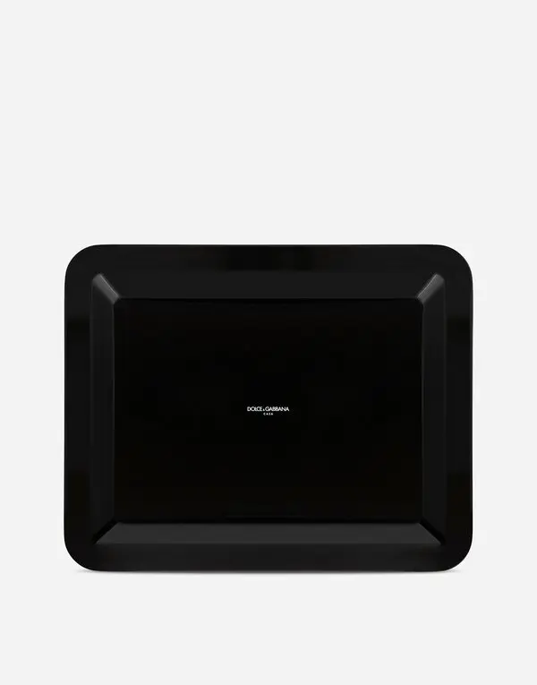 Dolce & Gabbana Wooden Tray Medium Rectangular