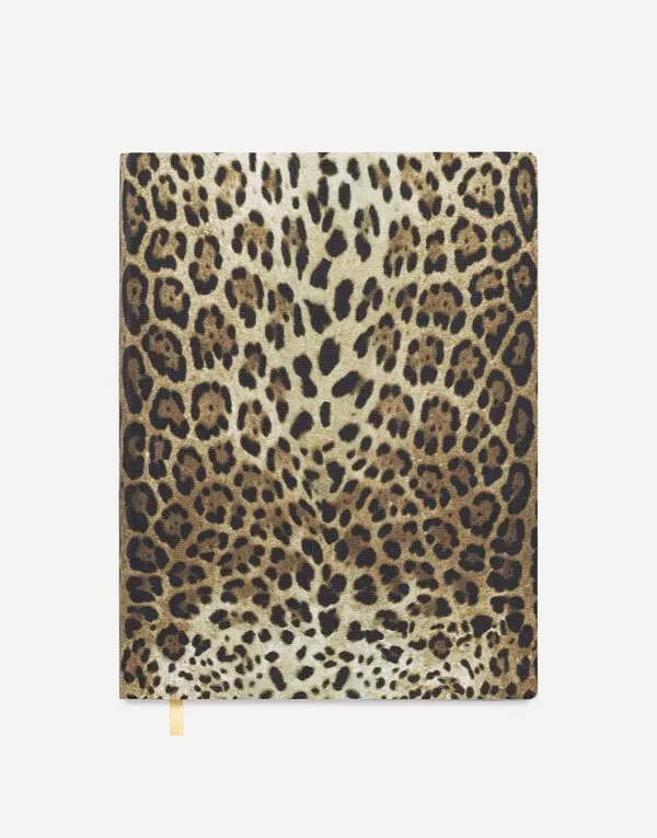 Dolce & Gabbana Large Blank Notebook Leather Cover Notebooks - Multicolor