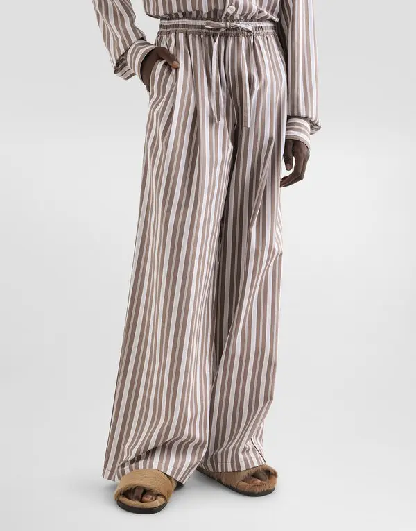Dolce & Gabbana Striped Poplin Trousers