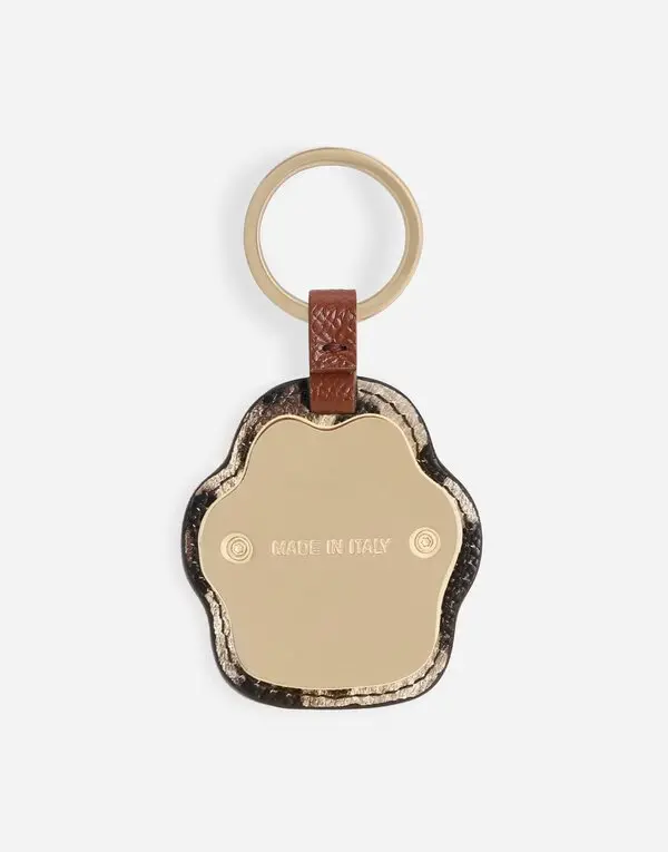 Dolce & Gabbana Calfskin Key Chain Dog Accessories Animal