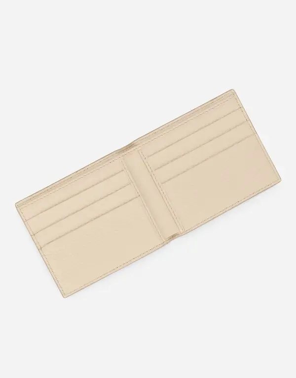 Dolce & Gabbana Dg Logo Bifold Wallet Wallets And Small Leather Goods - Beige