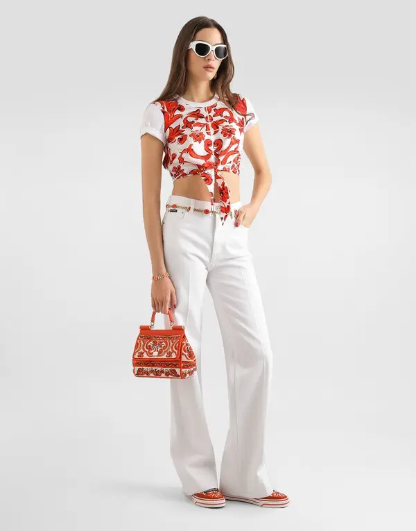 Dolce & Gabbana Pantalone 5 Tasche Denim And Jeans Multi-colored